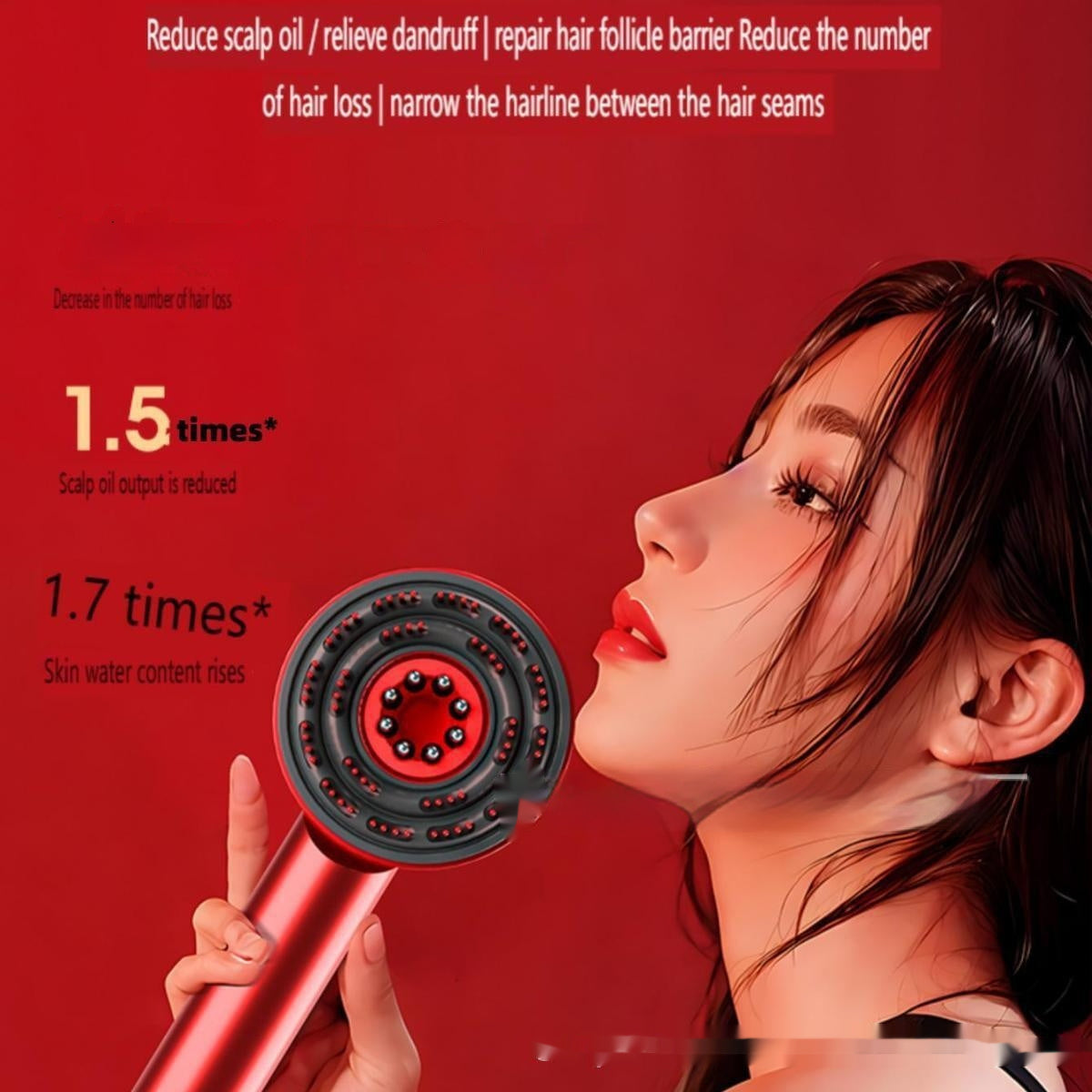 Scalp Massage Comb Red Light Hair – LiveTheHome